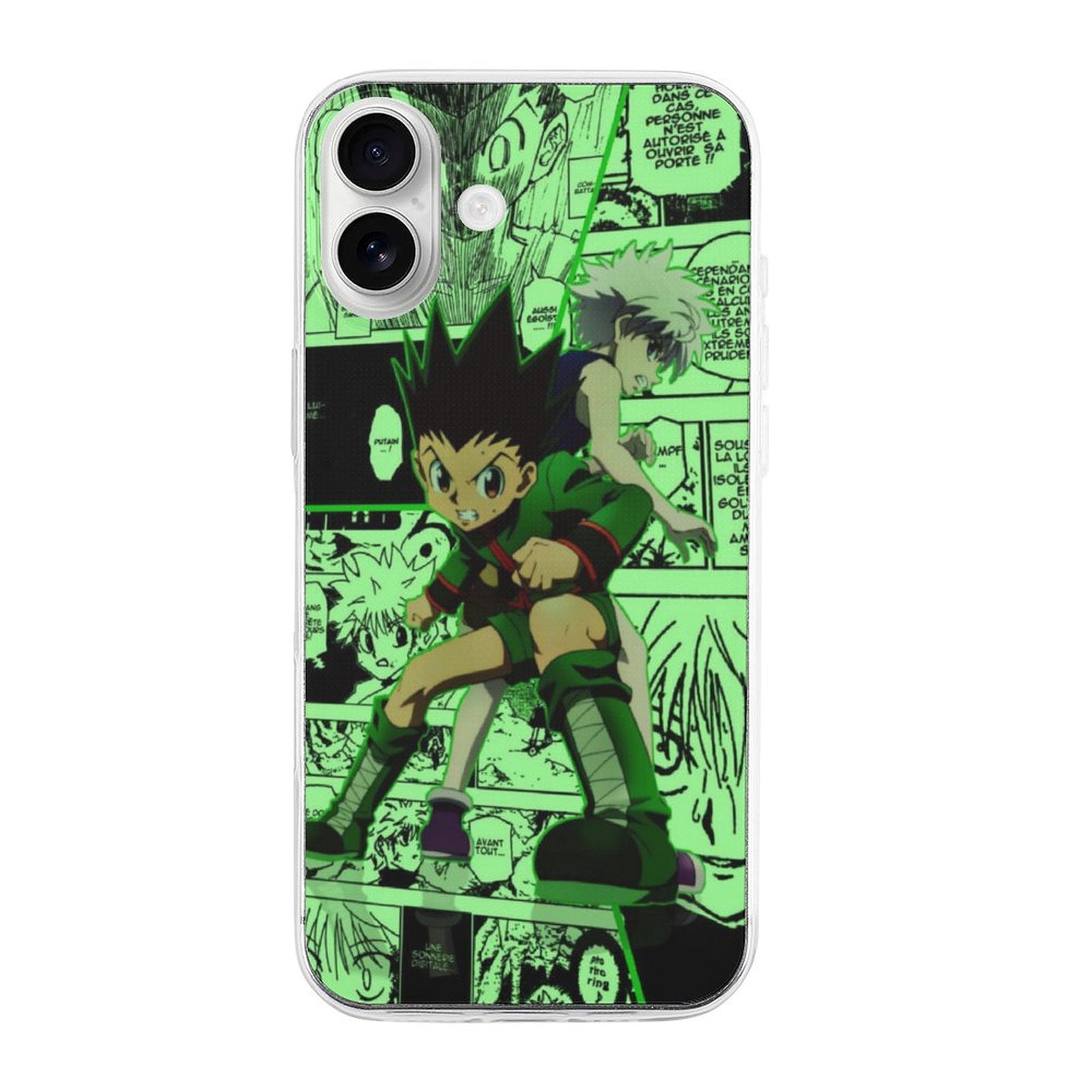 Gon & Killua Compatible iPhone 16 TPU Mobile Phone Case Series Scratch ...