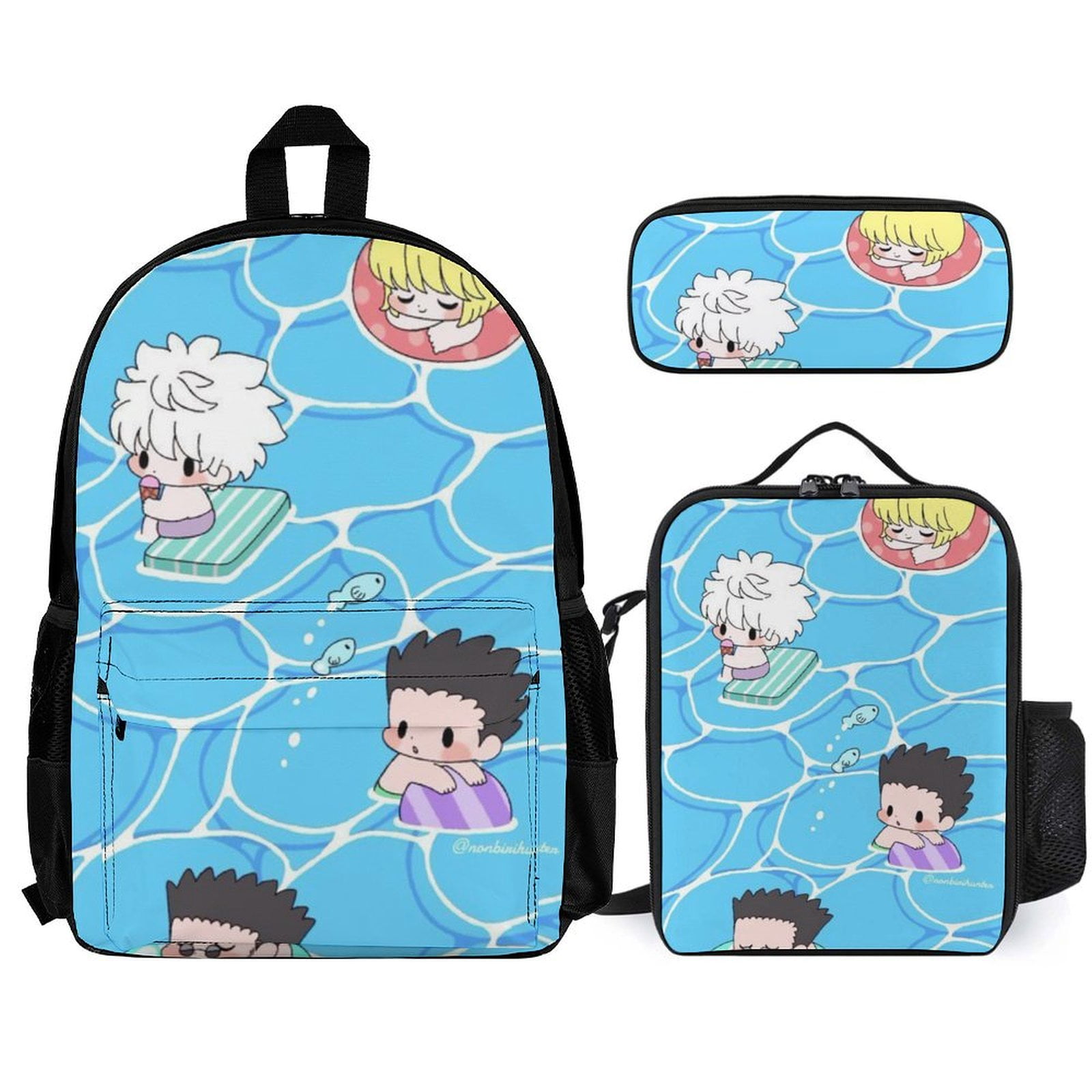 Gon & Killua Hunter X Hunter Backpack Bag Adjustable Shoulder Daypack ...