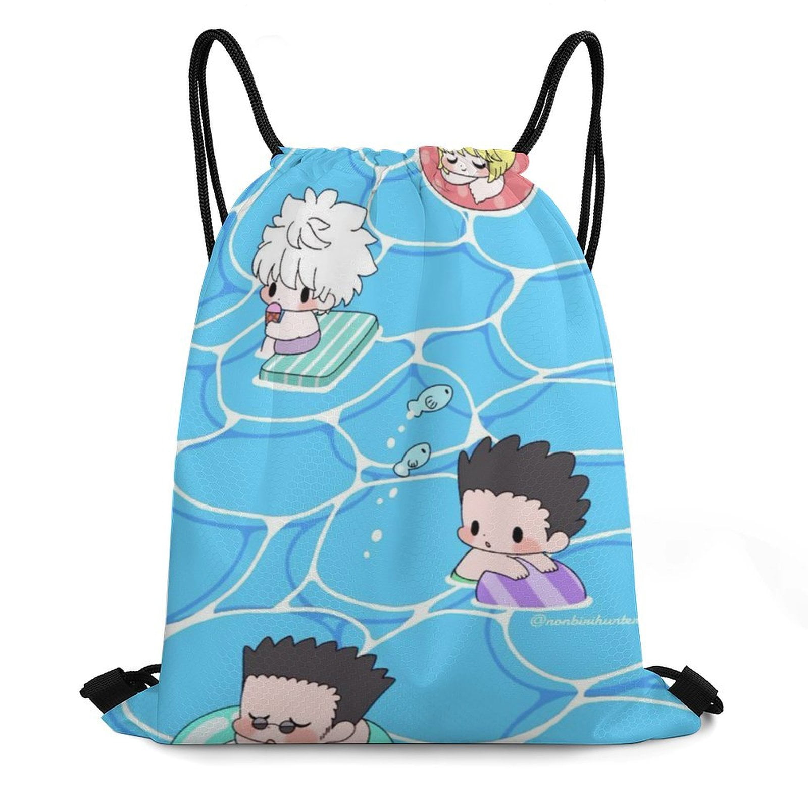 Gon & Killua Hunter X Hunter Bundle Pocket Drawstring Bag Cinch Bags ...