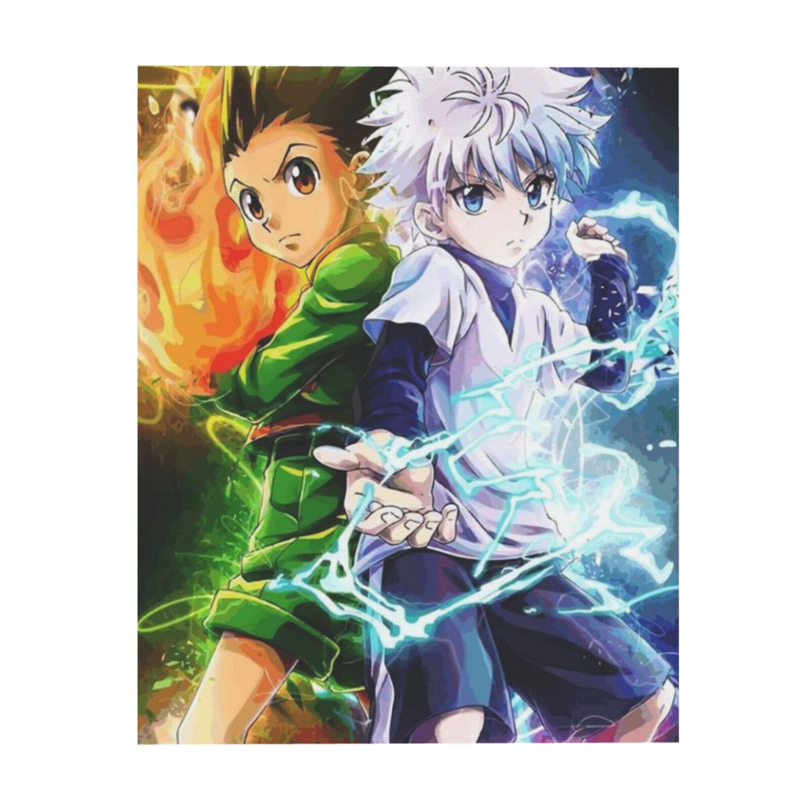 Gon Killua Zoldyck Hunter x Hunter Canvas Decorative Poster Gift Art ...