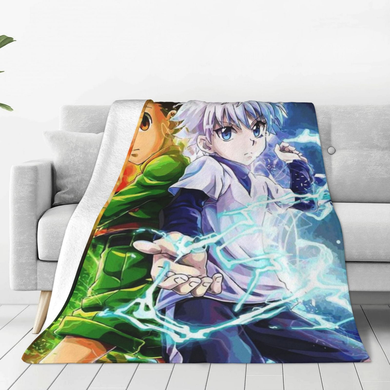 Gon Killua Zoldyck Hunter x Hunter Flannel Blanket Cozy Ultra-Soft ...