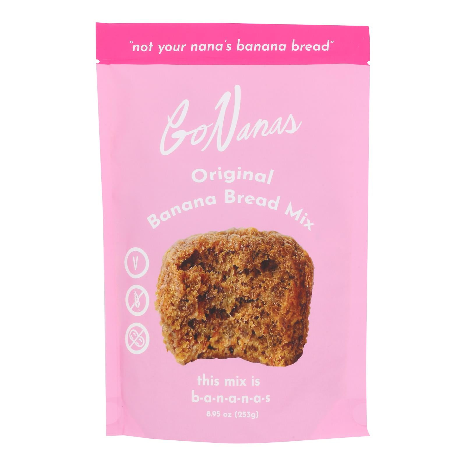 Gonanas - Mixed Banana Bread Original - Case of 6 - 8.95 Ounces ...