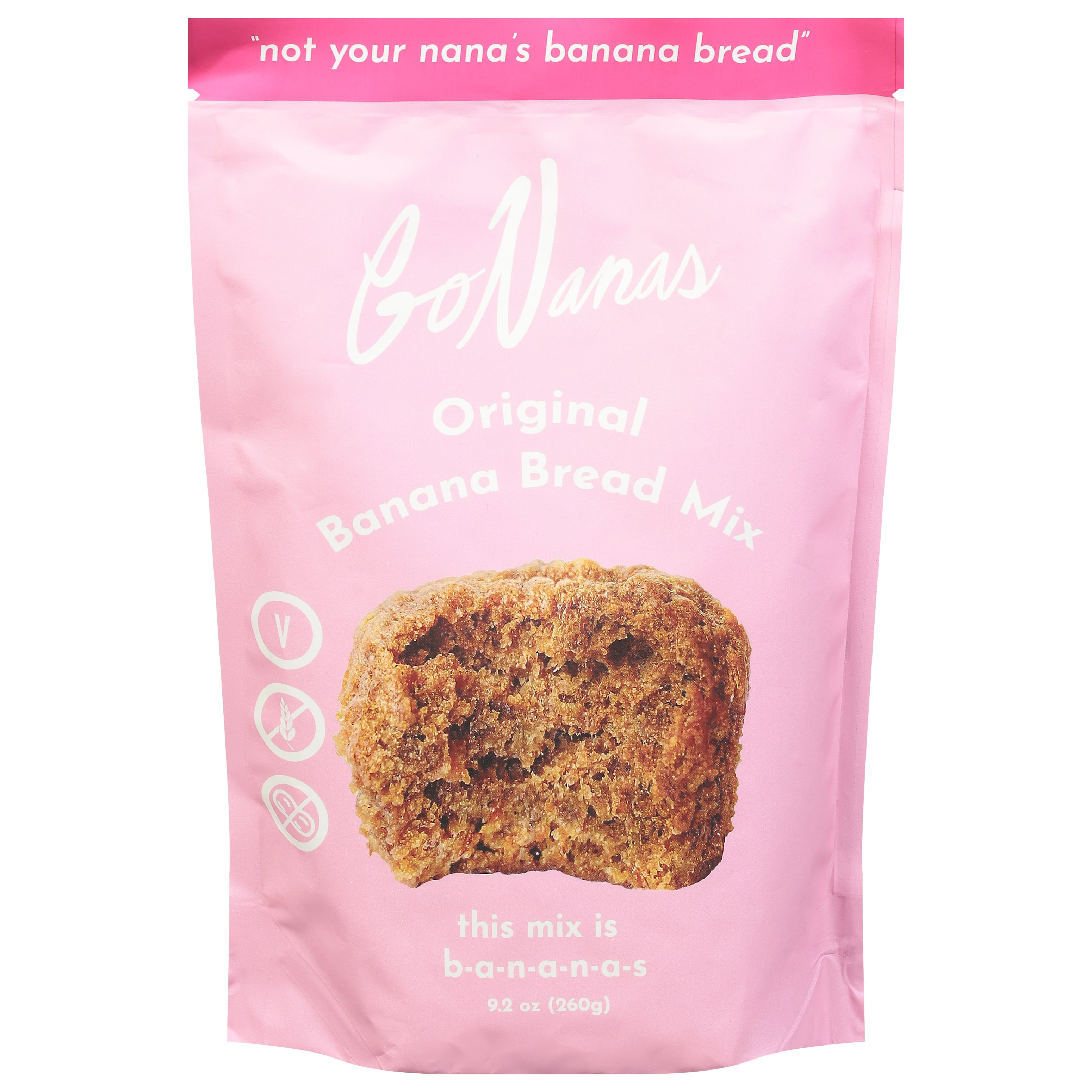 Gonanas Original Banana Bread Mix 8.95 oz (Pack Of 6) - Walmart.com