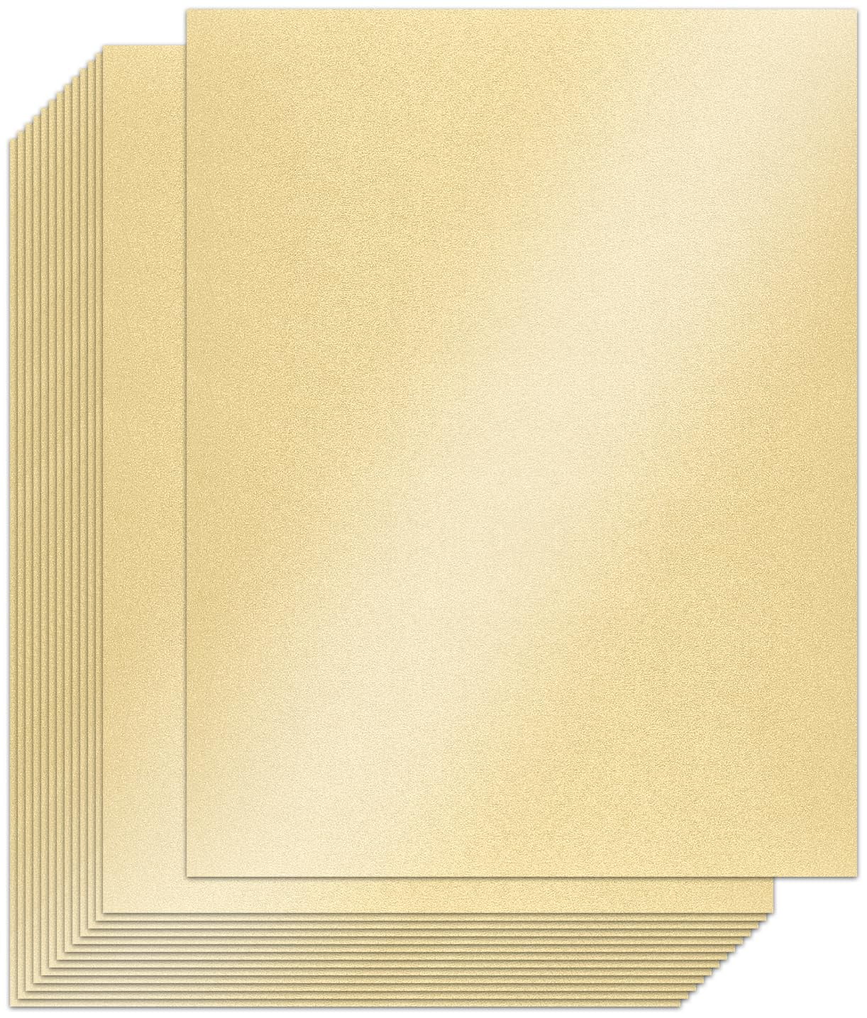 Gondiane Cream Shimmer Paper,24 MSF2 sheets Pearlized Coating Cardstock ...