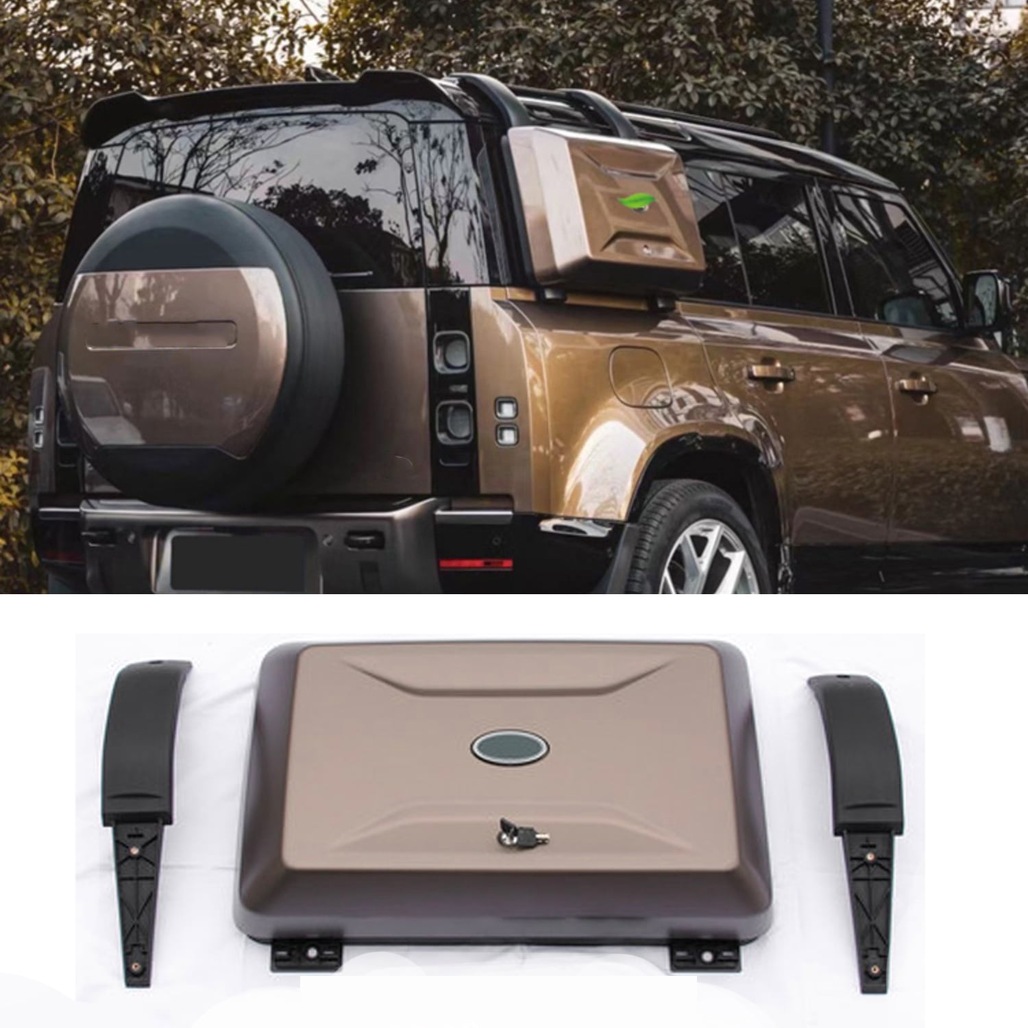 Fuji White Side Toolbox Storage Box Accessories fit LR Defender 110 90 ...