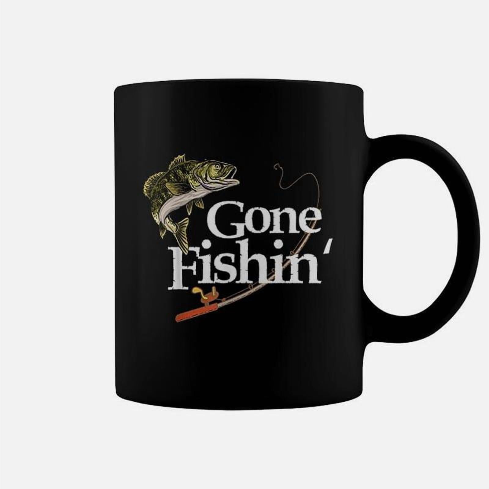 Gone Fishin Apparel Fisherman Lover Angler Fish Coffee Mug - Walmart.com