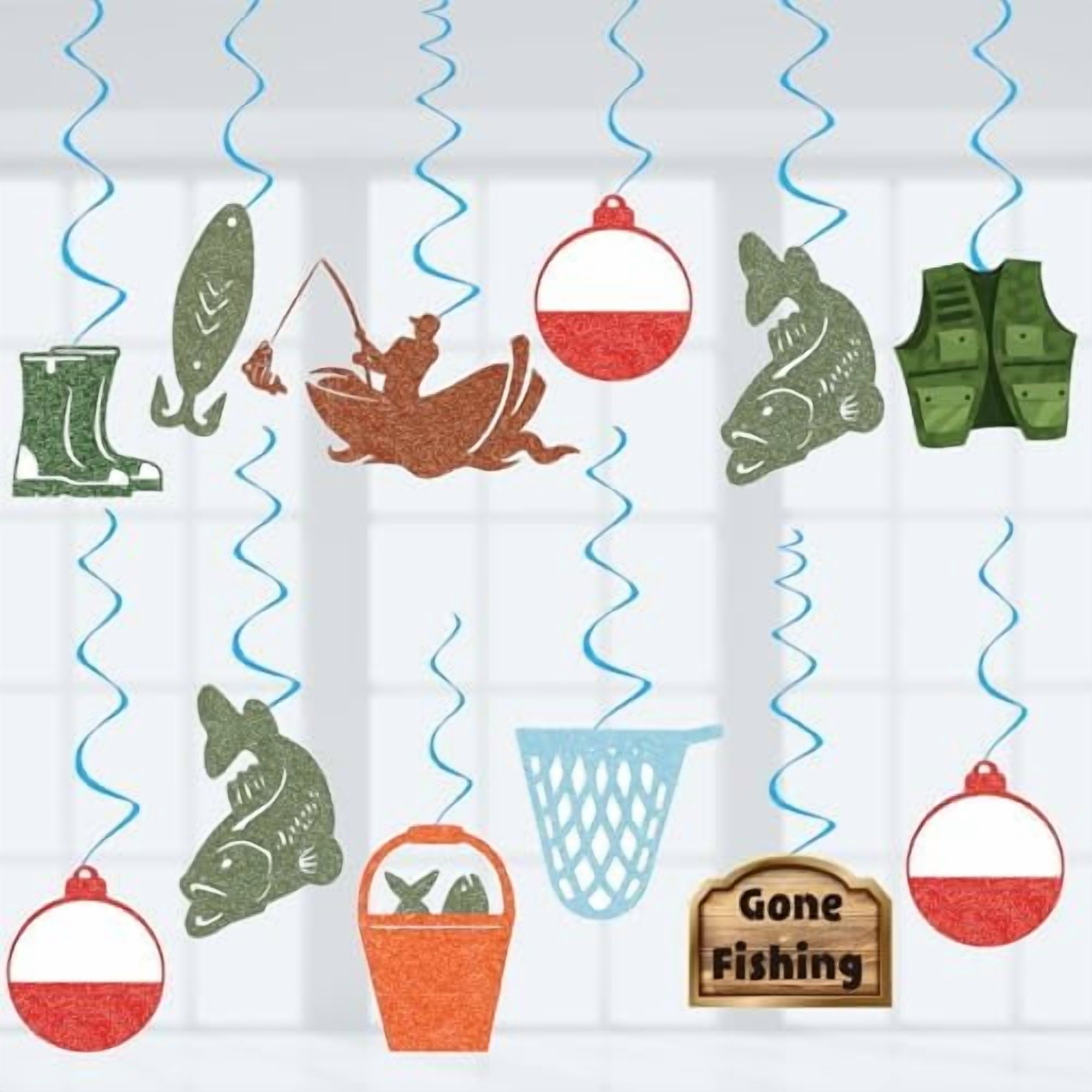 Gone Fishing Party Decorations Fishing Decorations, Assembled and Ready ...