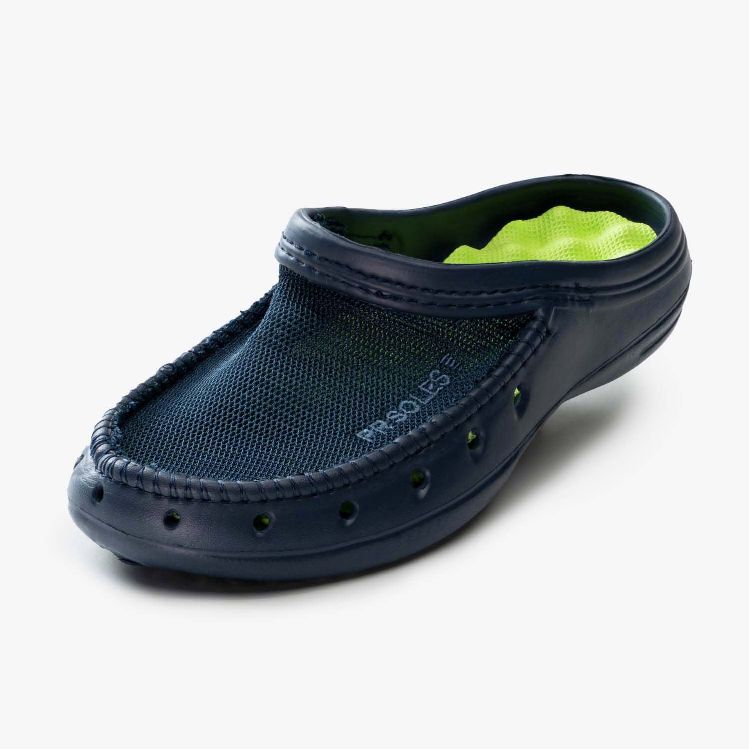 Gone For a Run PR SOLES® Kailua Mesh Slip-On Shoe - Navy & Green ...