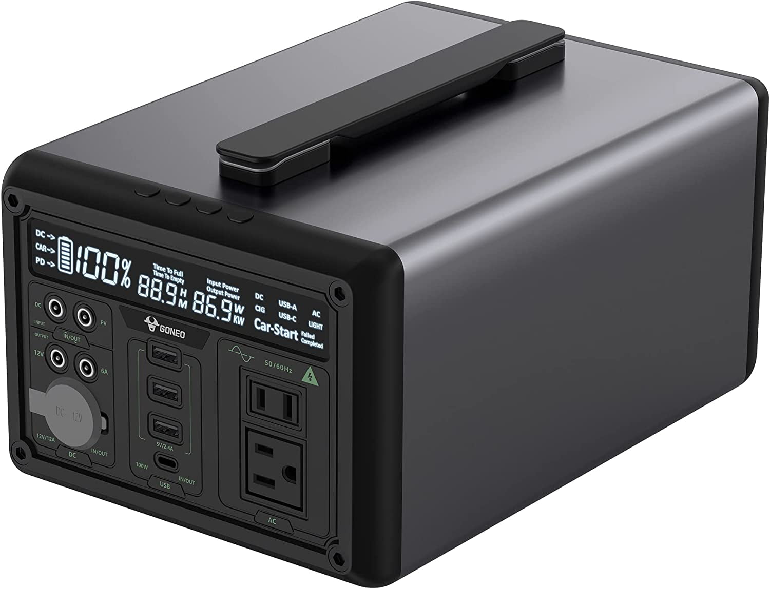 "Goneo 1000W Portable Power Station, 1016Wh Battery, Solar Generator ...