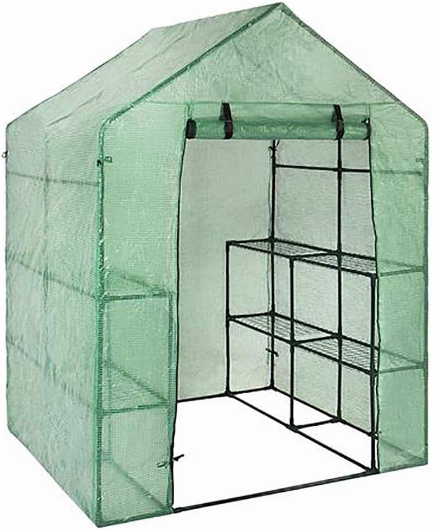 Gonetre Portable PVC Garden Greenhouse Cover Outdoor Mini Walk in ...