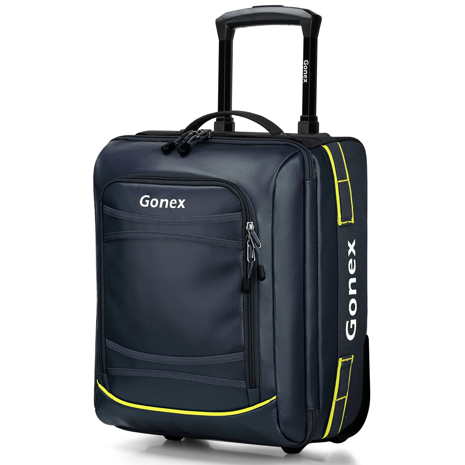 Gonex 16" Softside Carry On Luggage with Wheels, Water Repellent ...