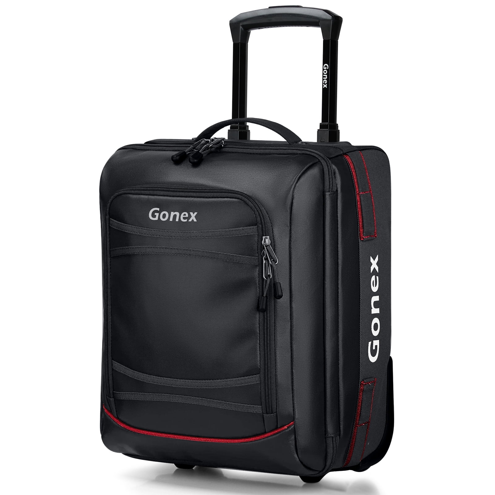 Gonex 16" Underseat Carry On Luggage with Wheels for Airplane, Softside ...