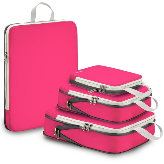 6 Set Compression Packing Cubes Compressed Storage Bags for Carry on ...