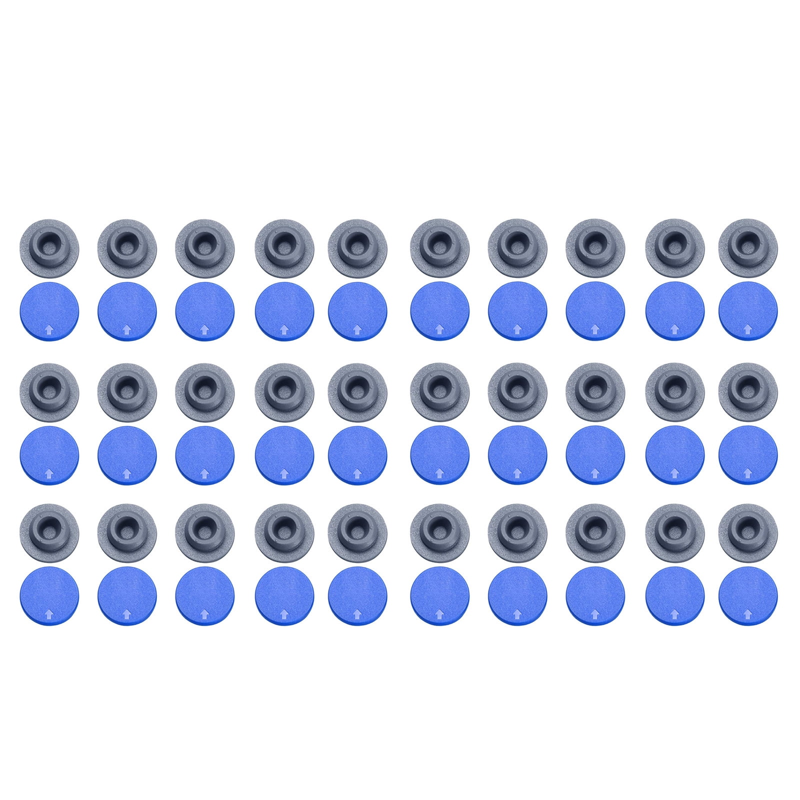 Gong 200 Pcs Vial Injection Port Self Healing Rubber Stopper and ...