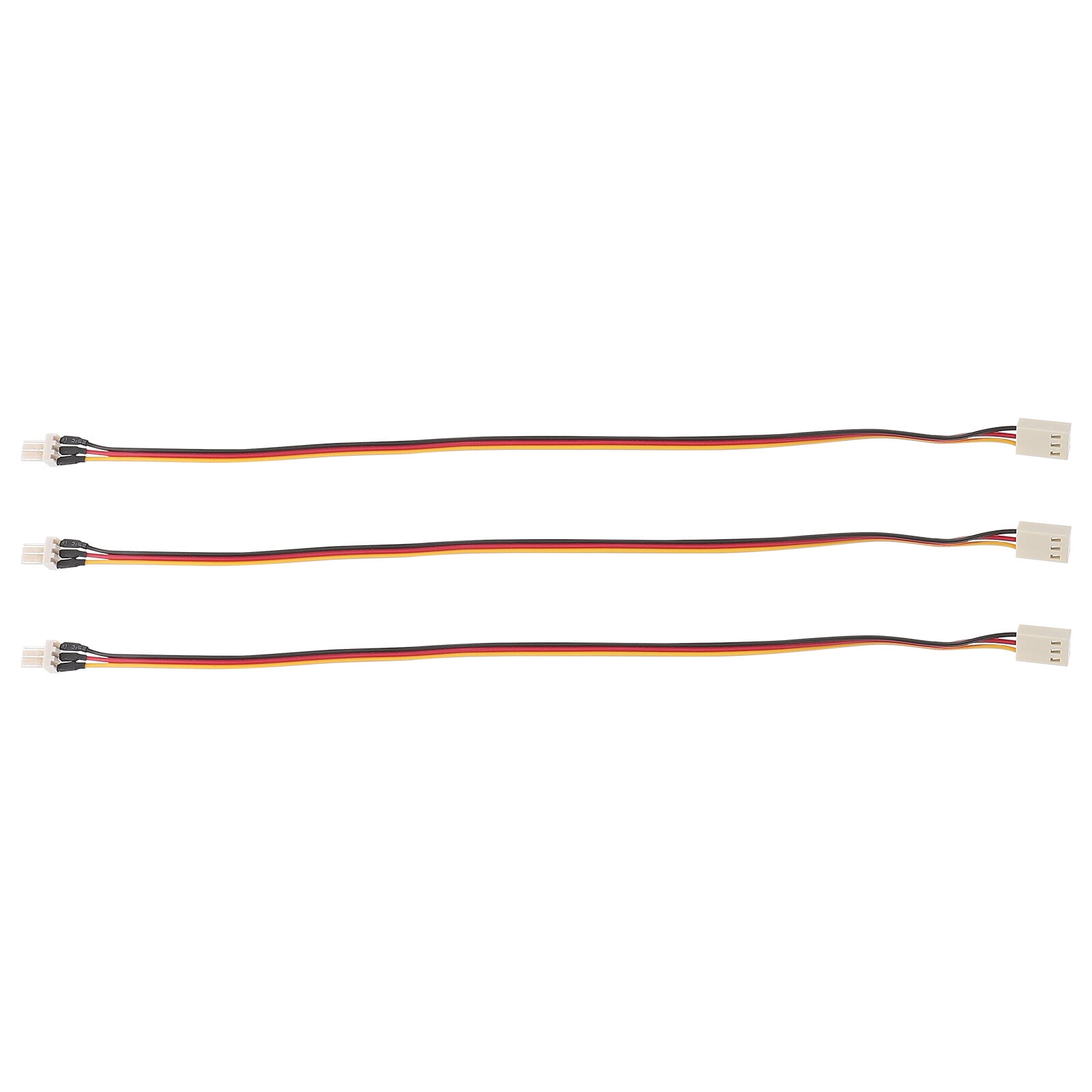 Gong 3pcs 3-Pin PC Computer Case Fan Splitter Extension Cord Power ...