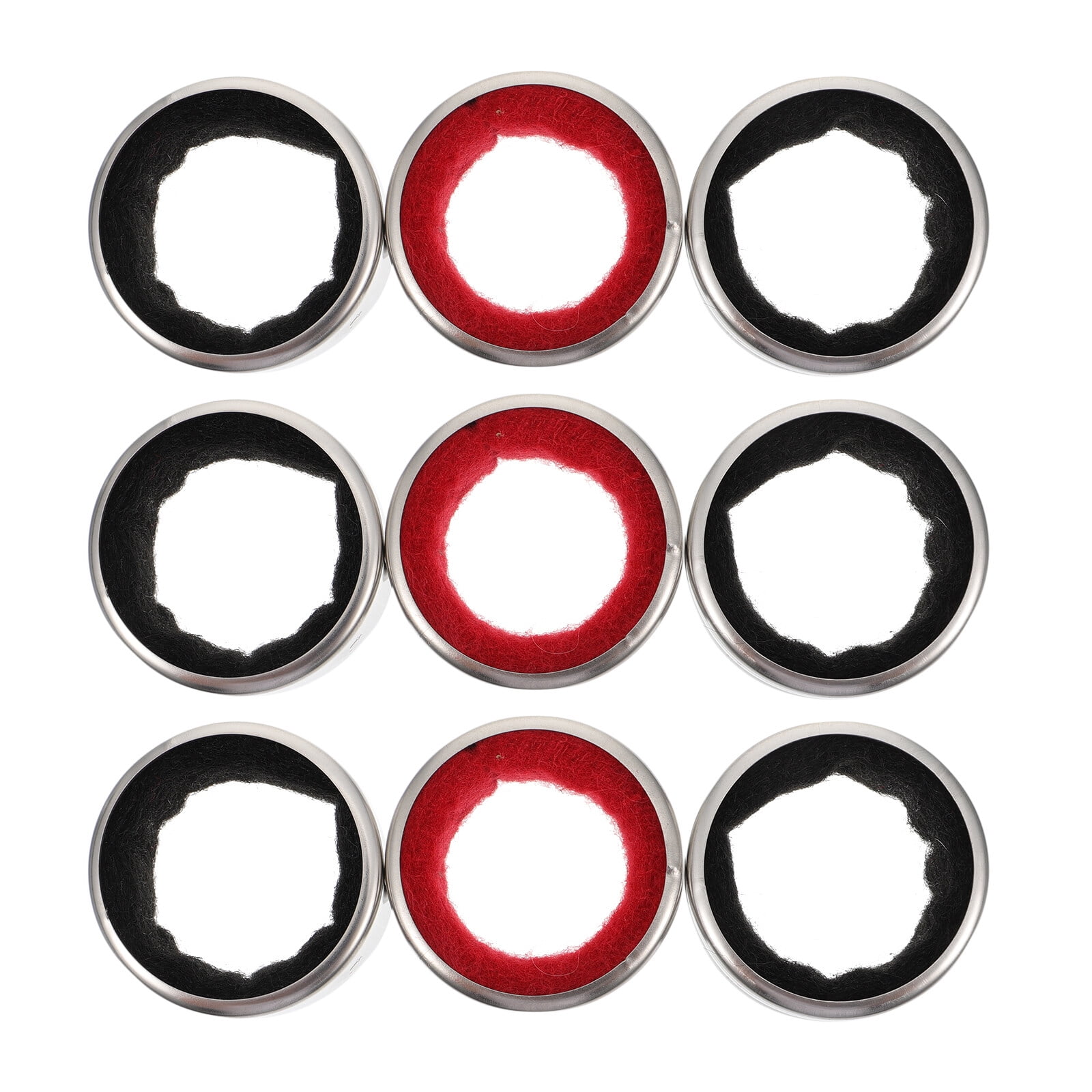 Gong 9Pcs Wine Bottle Collars Stainless Steel Wine Drip Rings Drip ...