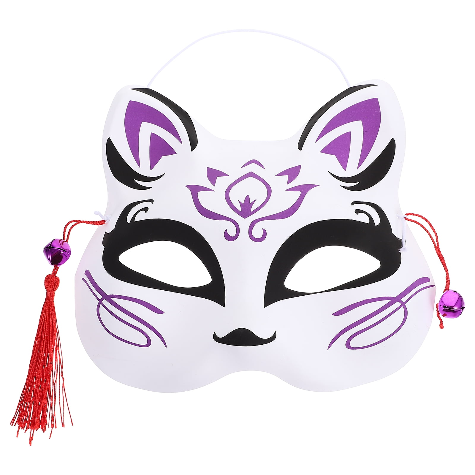 Gong Halloween Party Cosplay Fox Mask Adult Half-face Fox Prop Japanese ...