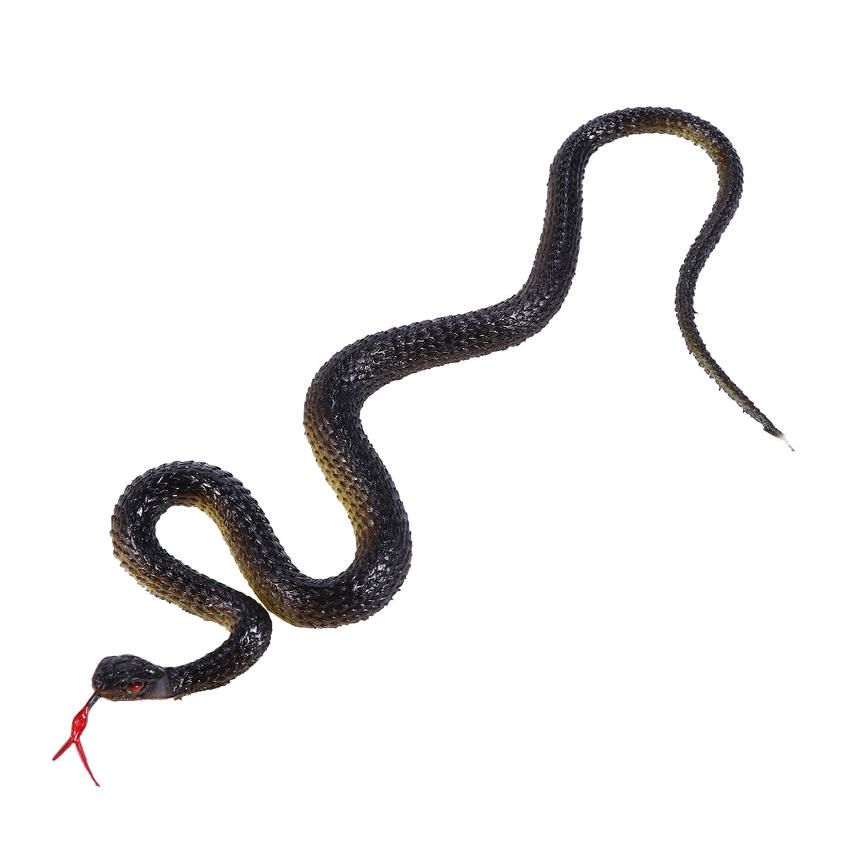 Gong Realistic Rubber Snakes Toys Scary Fake Snake Rubber Snake Tricky ...