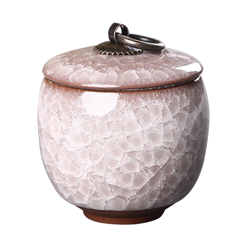 Gong Sealed Pet Cinerary Casket Pet Cremation Ash Jar Ceramic Pet Ashes ...
