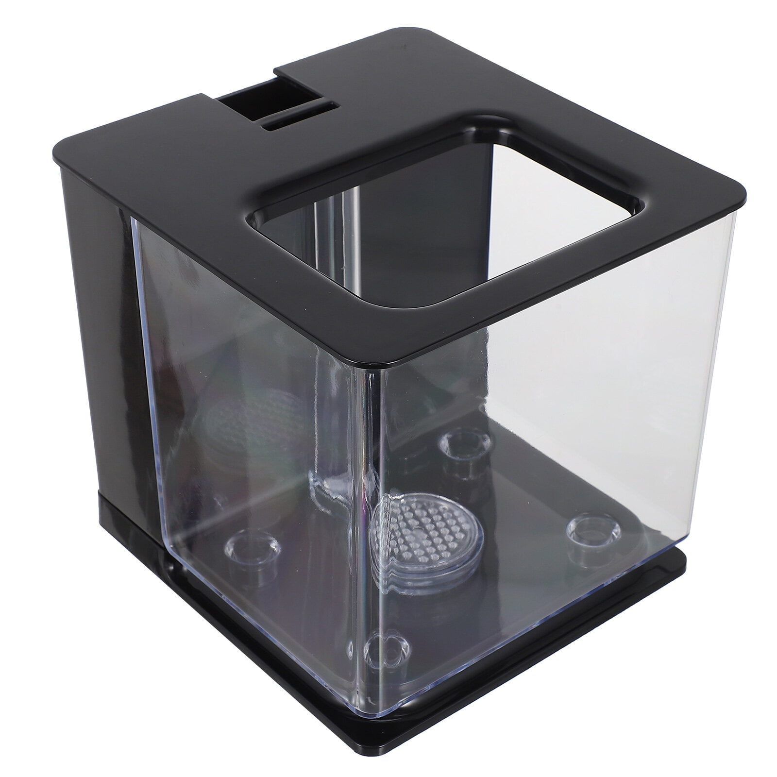 Gong Small Fish Tank Transparent Fish Tank Fish Rearing Container ...
