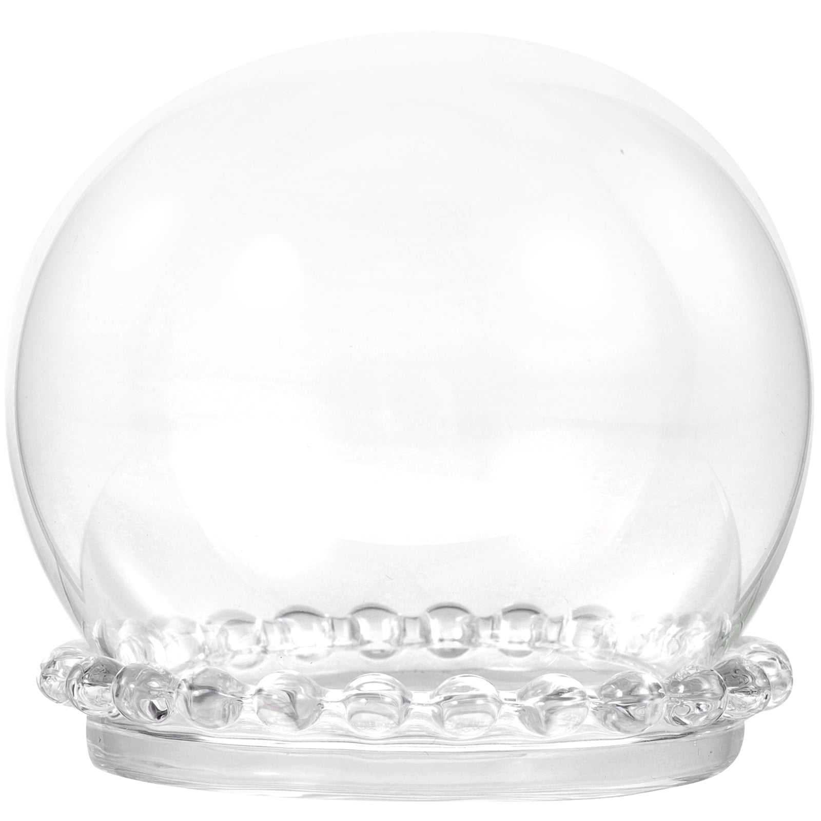 Gong Small Glass Cake Tray with Dome Desktop Cupcake Holder Versatile ...