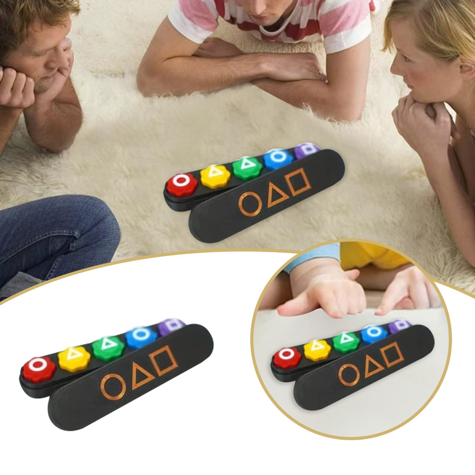 GongGi Game Set, Korean Folk Game Set, Stone Catching Game Double-Sided ...