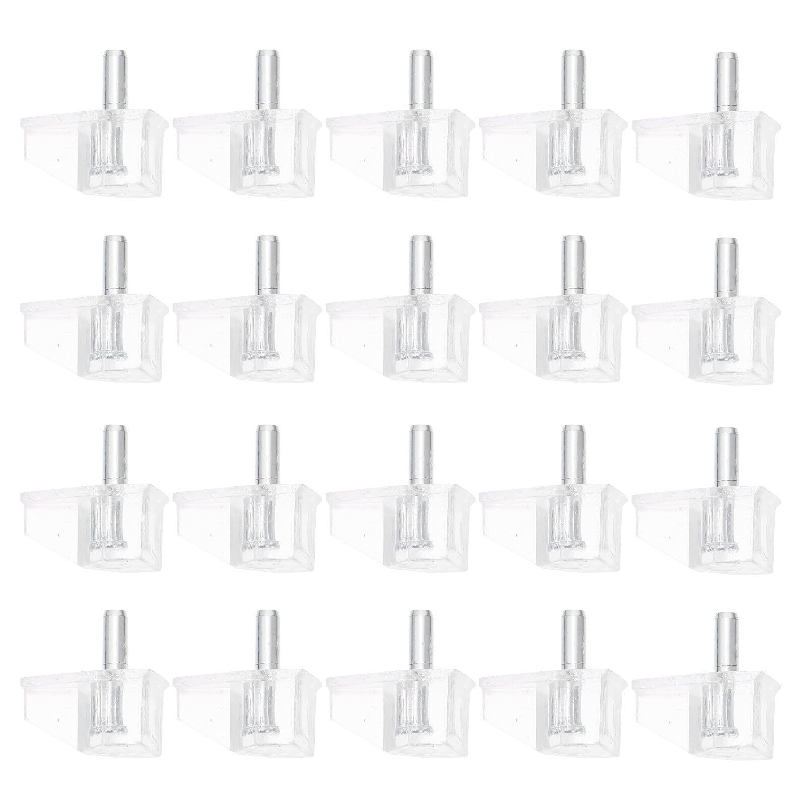 Gongc 20pcs Transparent Shelf Support Peg Plastic Cabinet Shelf Pegs ...