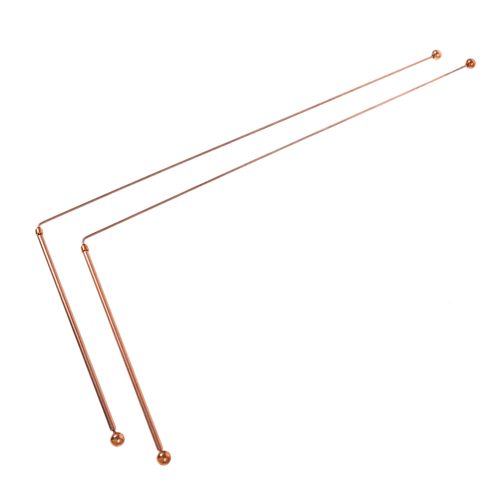 Gongc 2pcs Dowsing Rods Brass Divining Rods Outdoor Tools Treasure ...