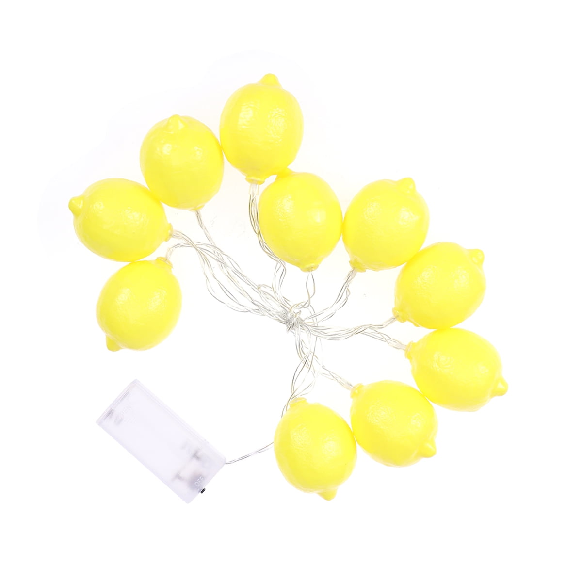 Gongc 4.9ft Lemon LED Fairy String Lights for Party Decor - Walmart.com