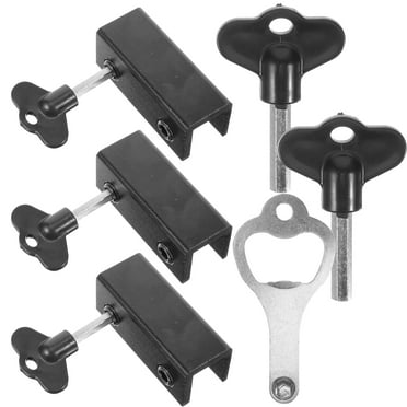 Triani (Bronze, Pack of 1)Rubber Covered -Adjustable Door Window Lock ...