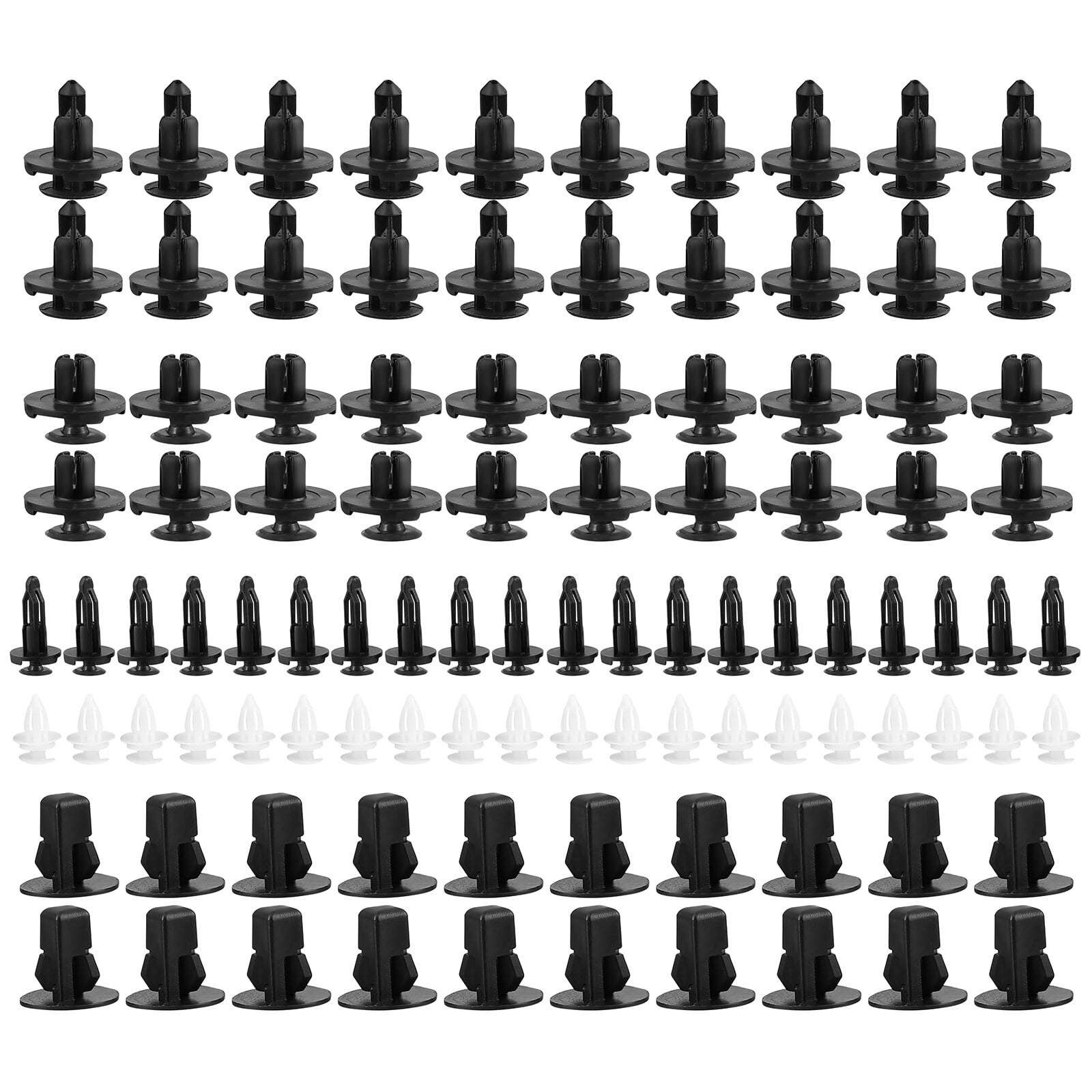 Gongc Car Plastic Rivets Fasteners Universal Clips Kit - Walmart.com
