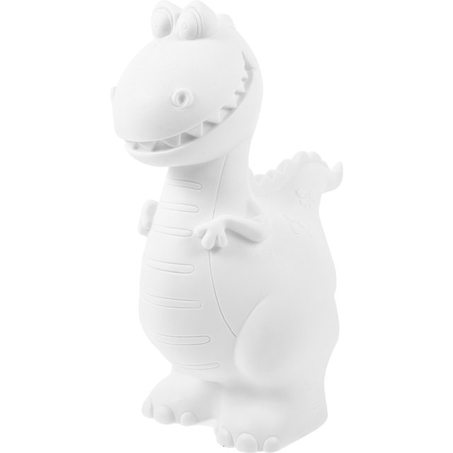Gongc Unpainted Dinosaur Figurine DIY Dinosaur Coloring Statue Vinyl ...