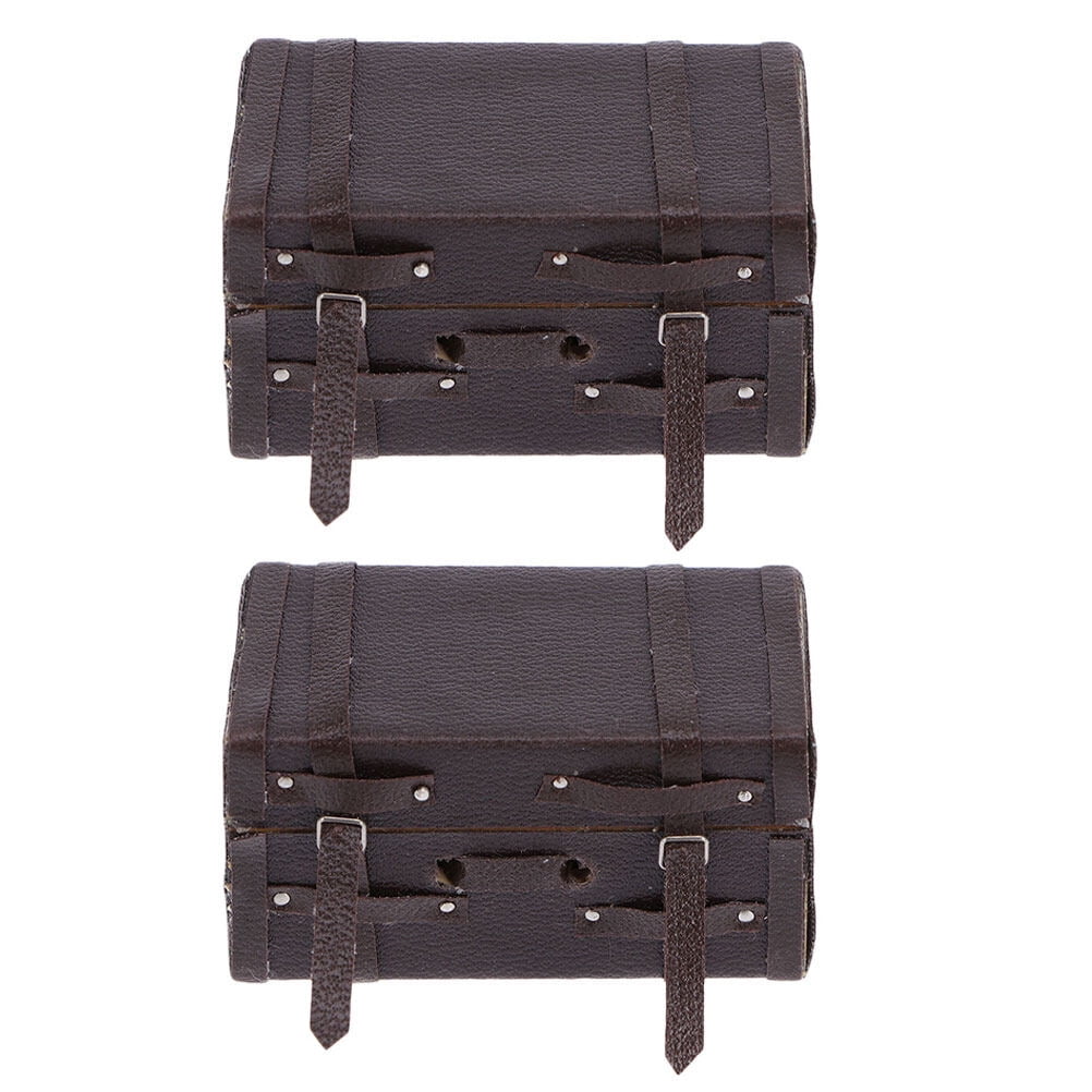 Gongc Vintage Wooden Suitcase Storage Box Set for Display & Photography ...