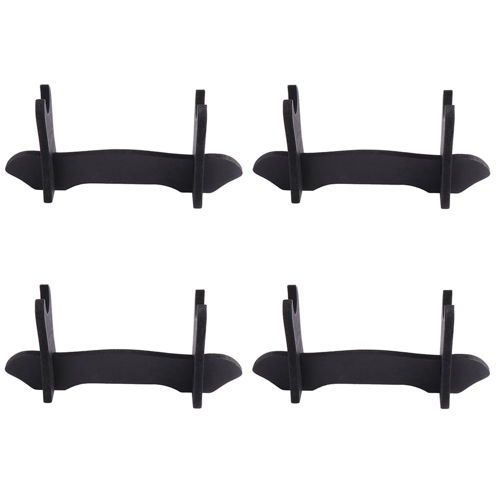 Gongc Wooden Folding Fan Display Stand Set of 4 Decorative Holders ...