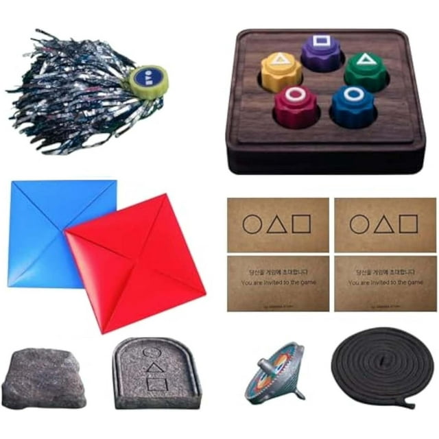 Gonggi Konggi Squid-Game Season 2 Jacks Game Gong-Gi Stone Throwing Catching Game Squid-Folk ...