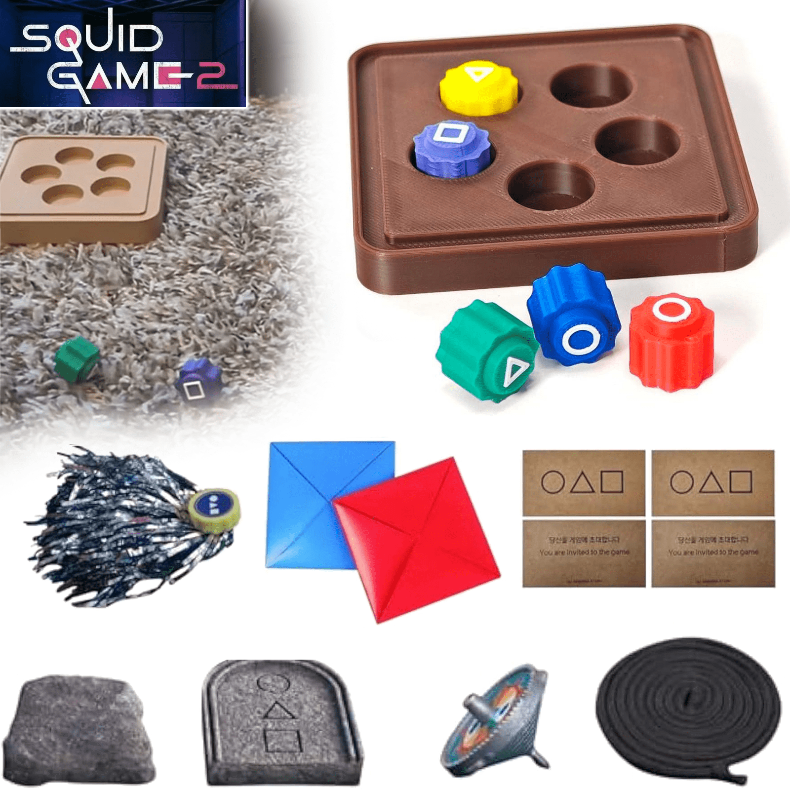 Gonggi Konggi Squid-Game Season 2 Jacks Game Gonggi Korean Game Stone ...