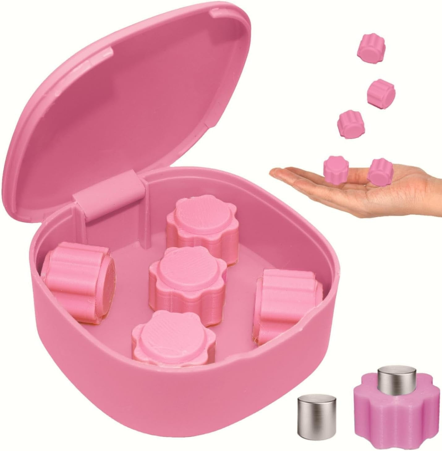 Gonggi Korean Game Set - Weighted Gongi Stones with Case, Traditional ...