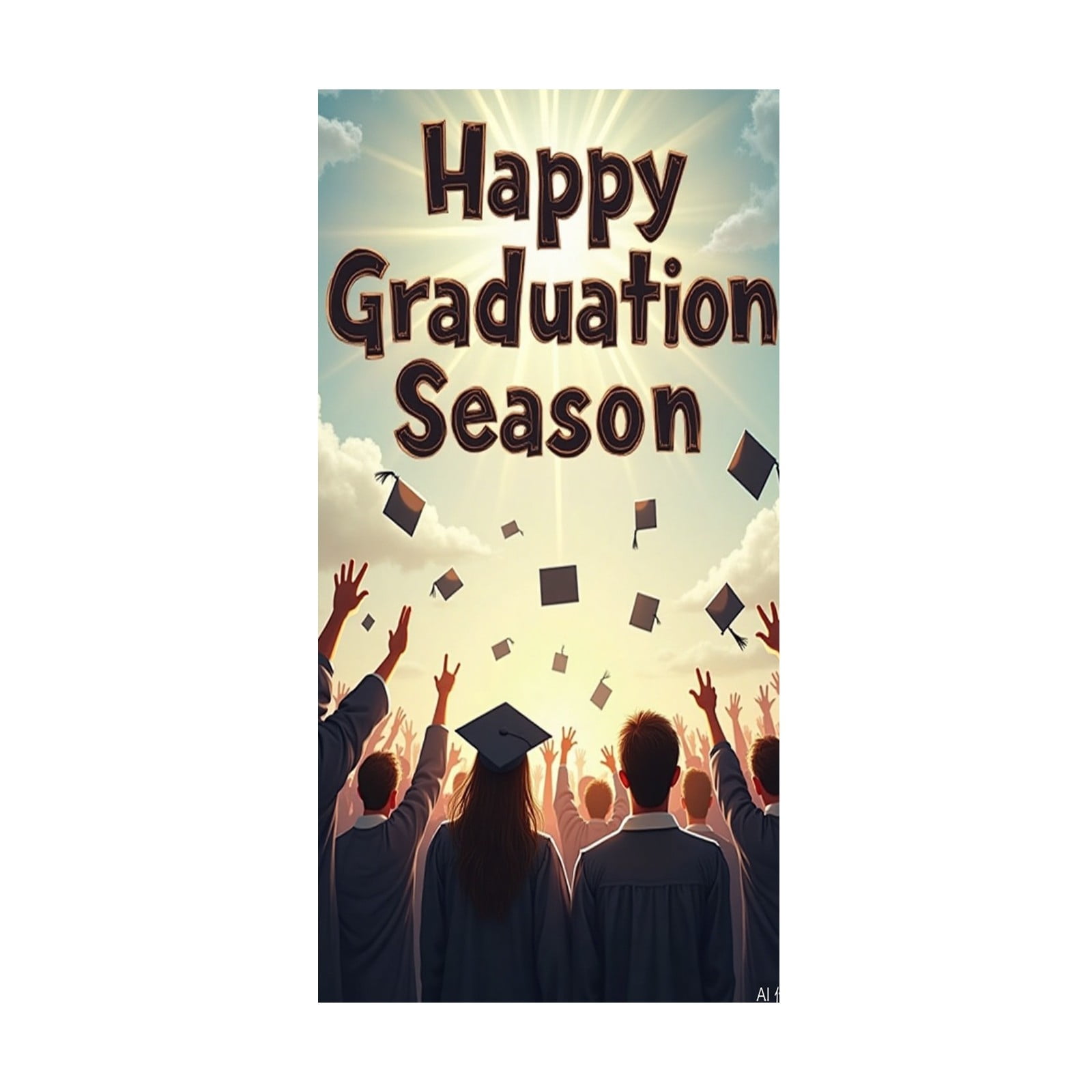 Gongong Exquisite Graduation Curtains Bid Farewell To Campus Life And ...