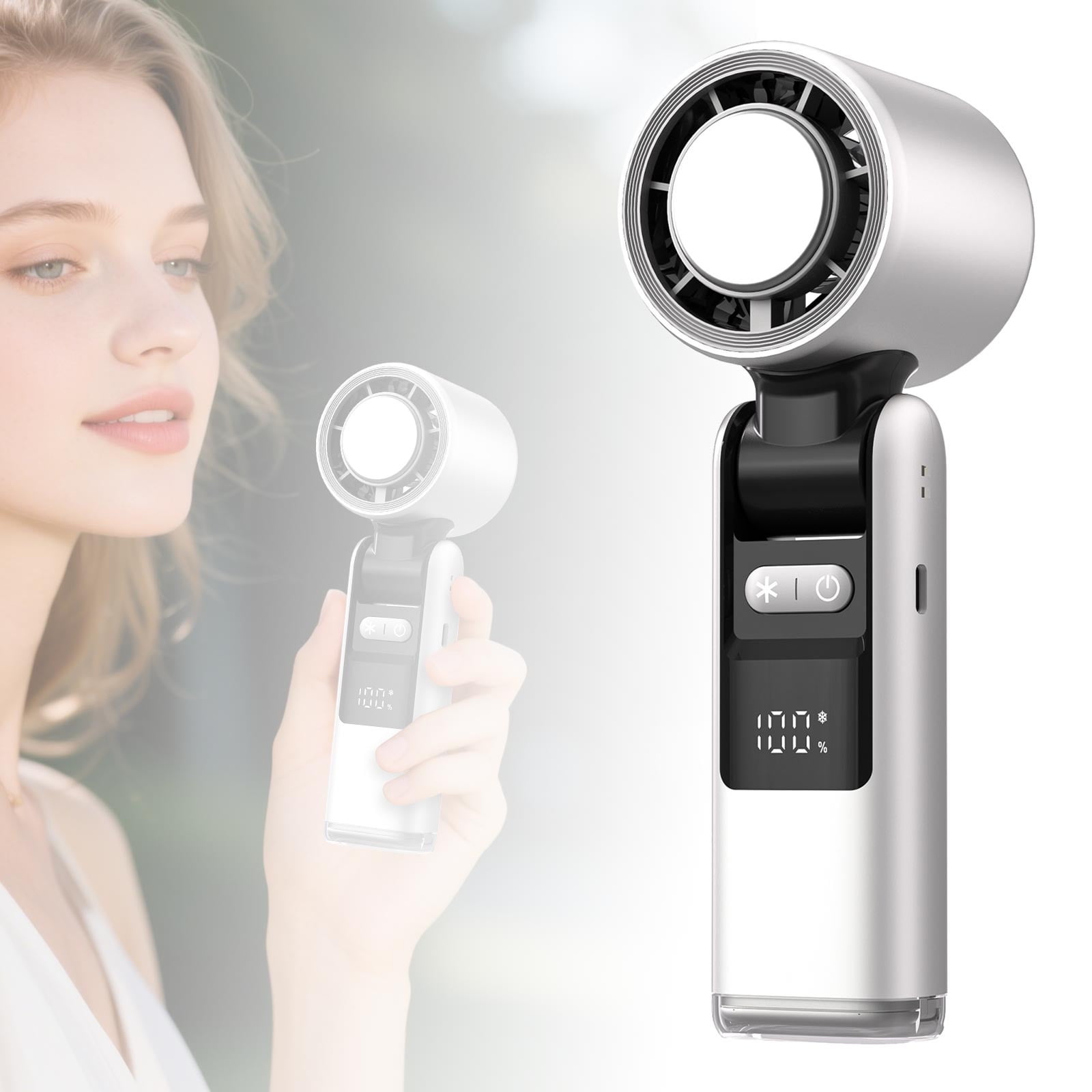 Gongong Portable Rechargeable Handheld Fan With Powerful Airflow For ...