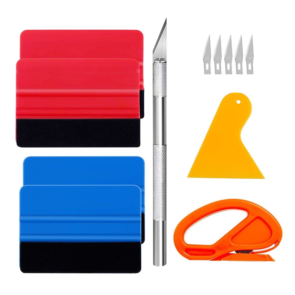 Gongxipen 1 Set Car Wrap Kit Vinyl Wrap Tool Window Tint Kit Vinyl Film ...
