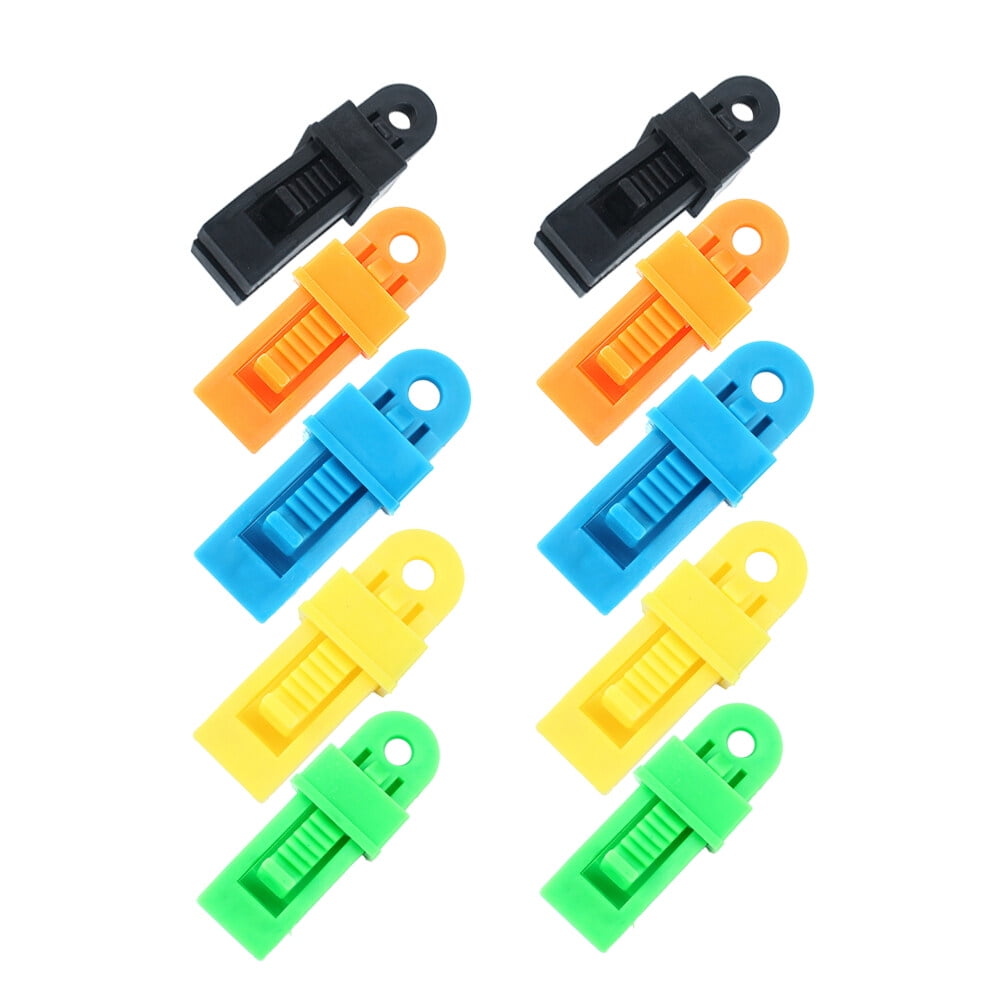 Gongxipen 10 Pcs Professional Tents Fixing Clips Awning Wind Rope ...