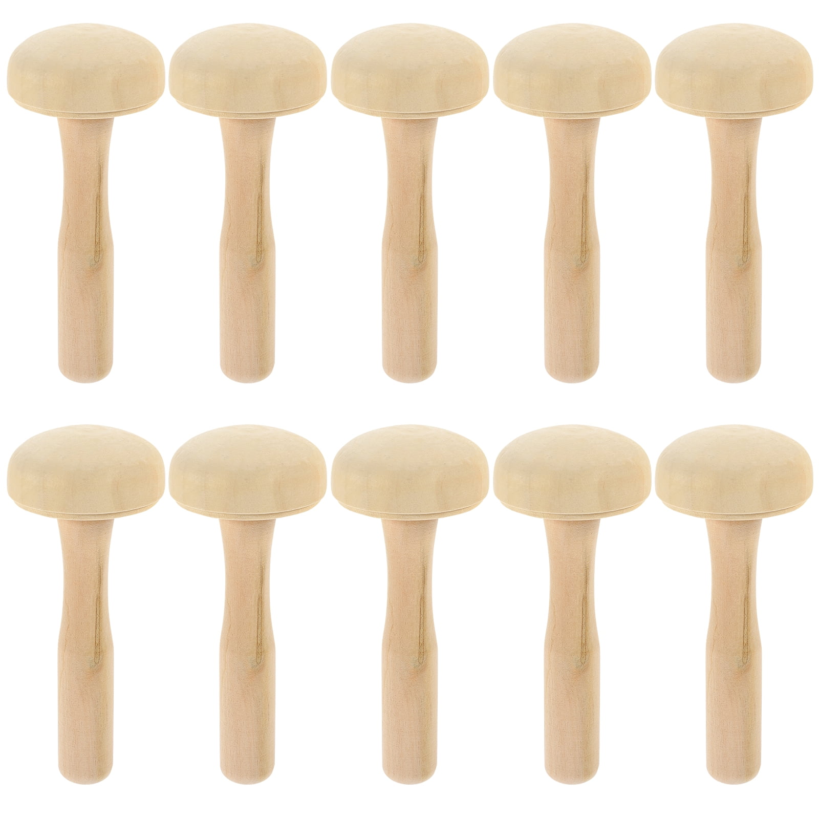 Gongxipen 10Pcs Wooden Ink Roller Art Brayer Roller Drawing Printmaking ...