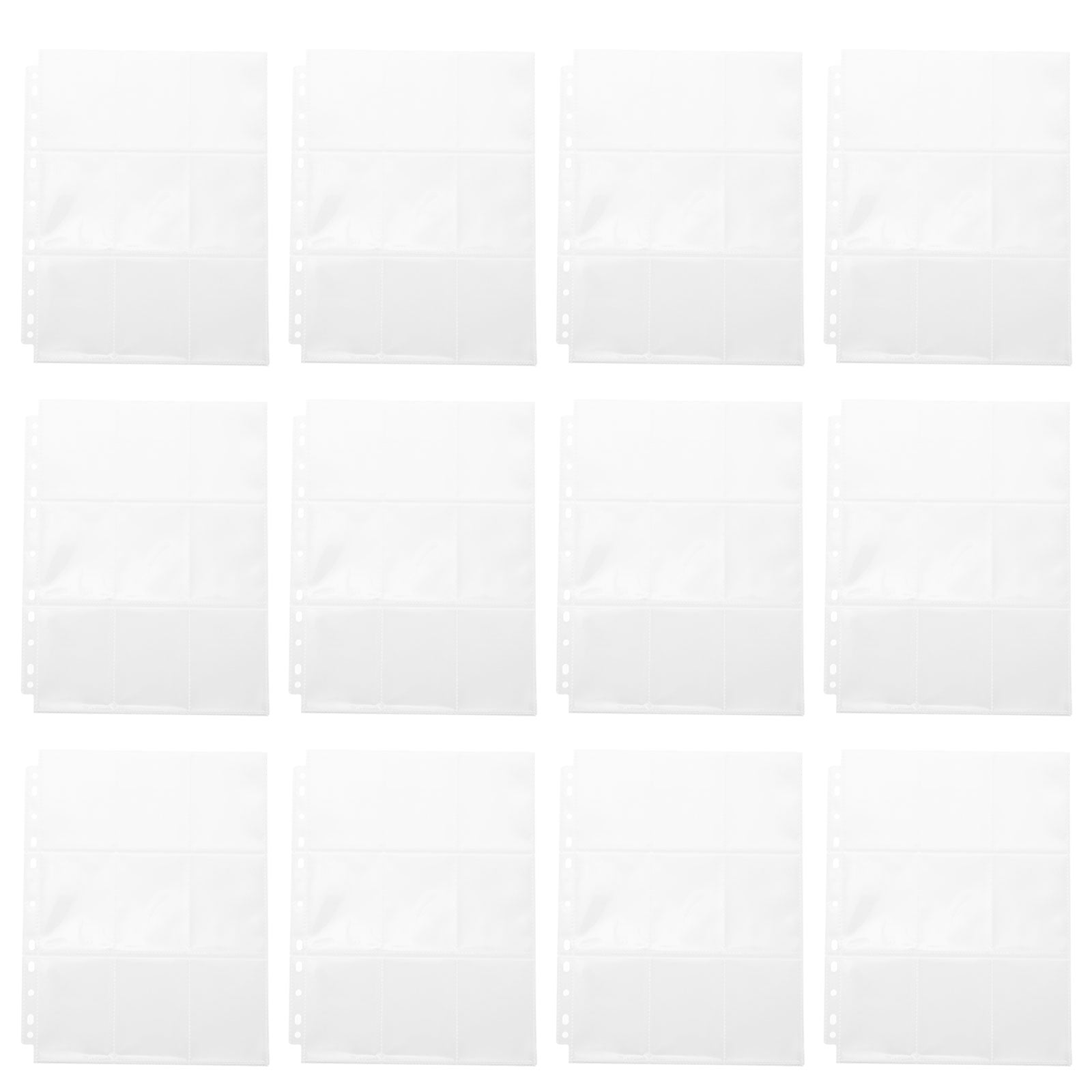 Gongxipen 20Pcs Plastic Photo Album Inner Page Bags Certificate ...