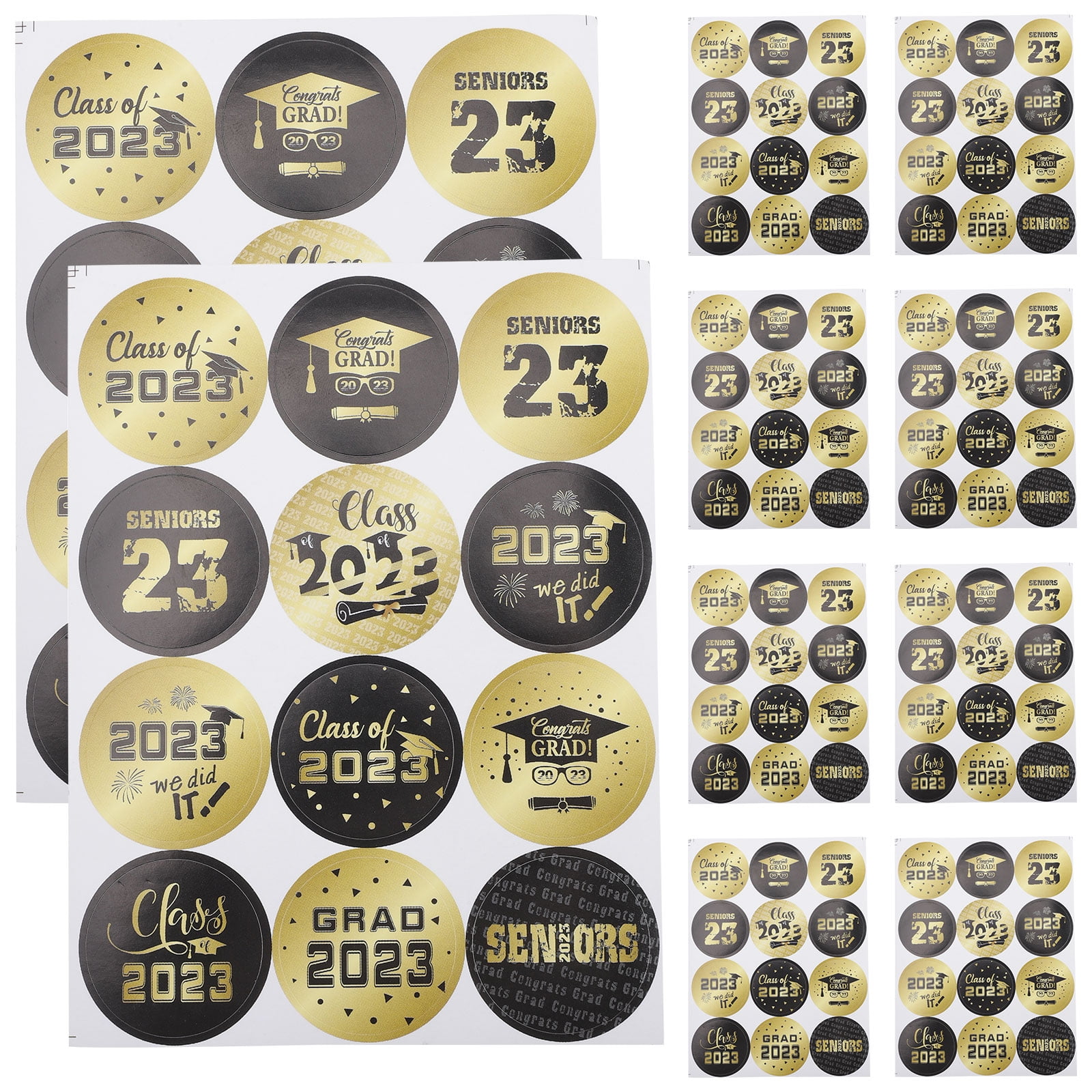 Gongxipen 20pcs Graduation Self-adhesive Stickers Decorative Sticker ...