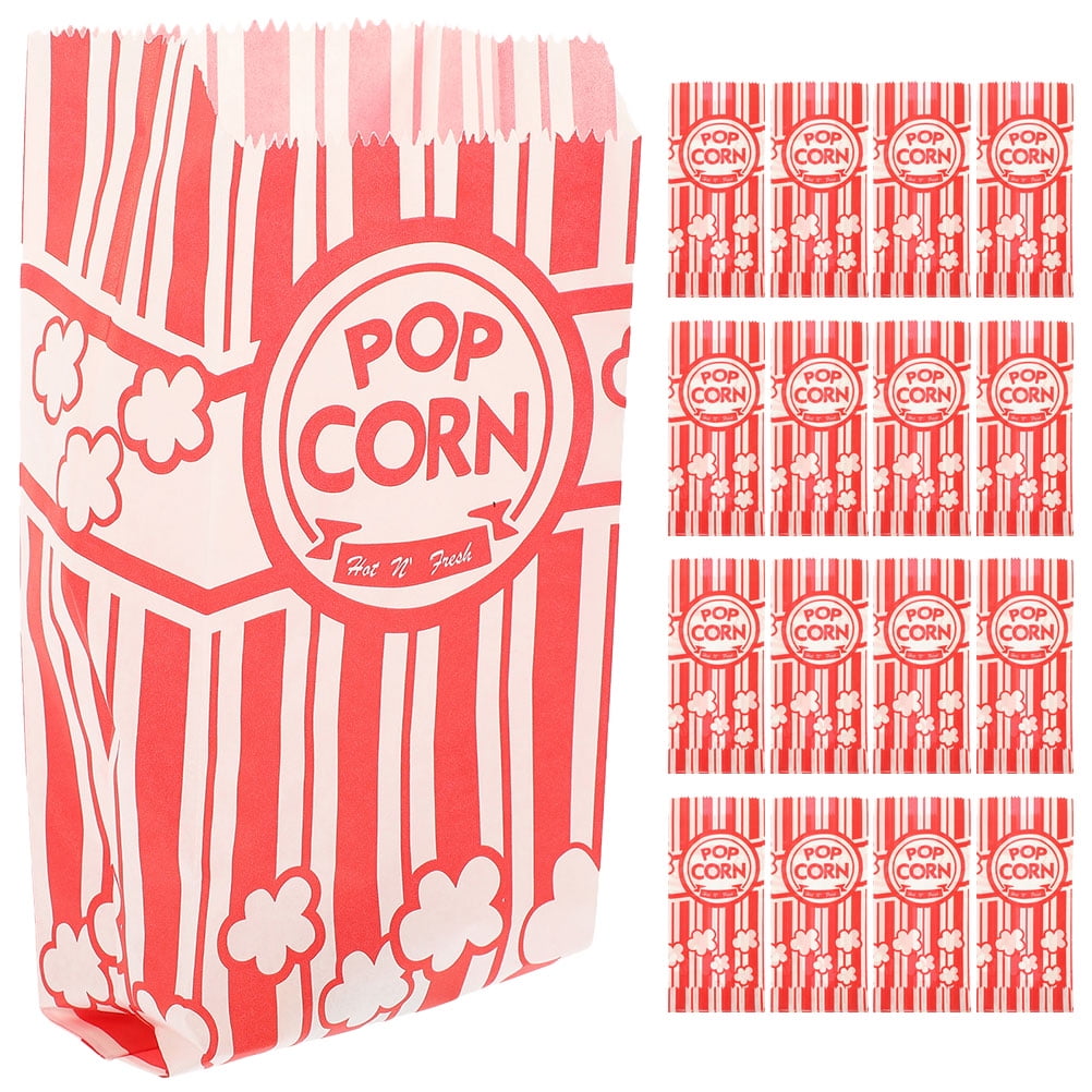 Gongxipen 20pcs Popcorn Bags Popcorn Paper Bags Grease Proof Bags ...