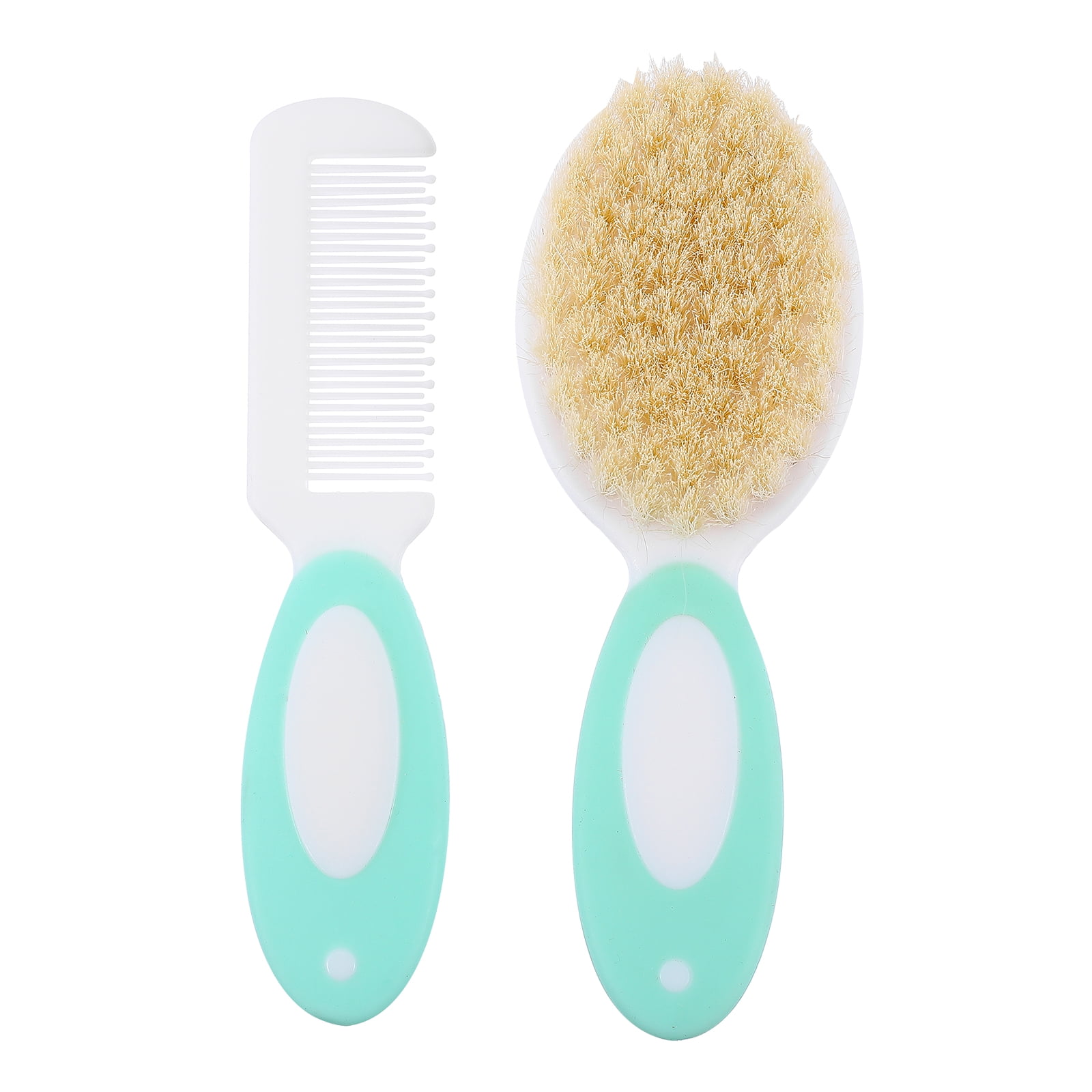 Gongxipen 2Pcs Baby Hair Brush Toddler Natural Wool Hair Brush Baby ...