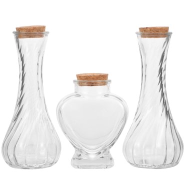 48 Pack 10ml Create A Message In A Bottle Kit, Bulk Small Glass Cork ...