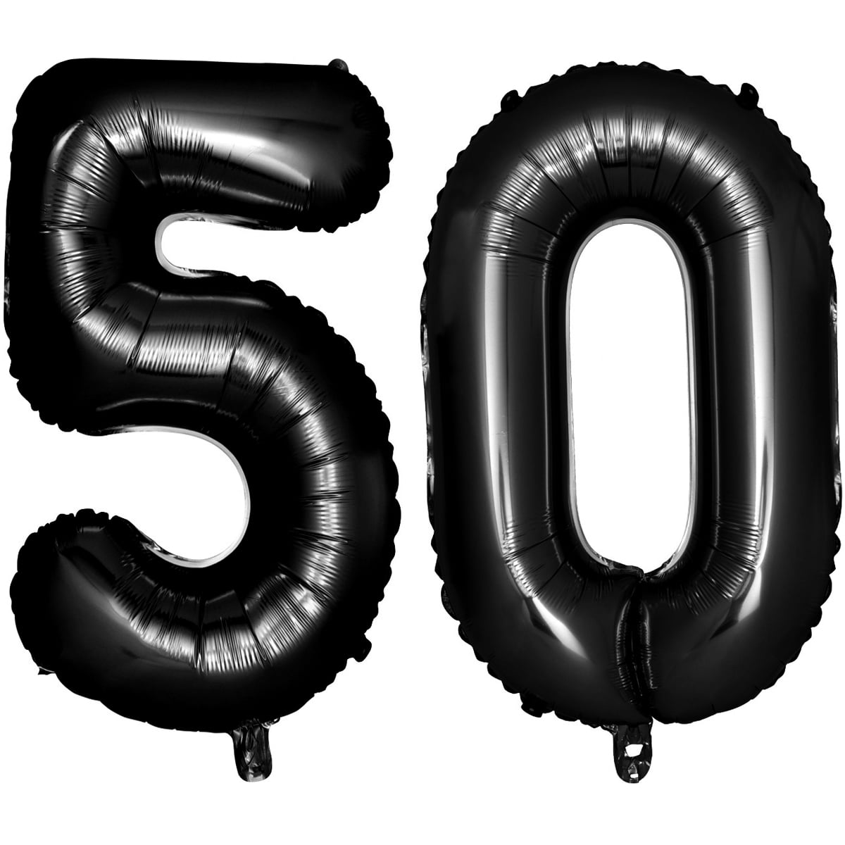 Gongxipen 40 Inch Black 50 Number Balloons for Birthday Party ...