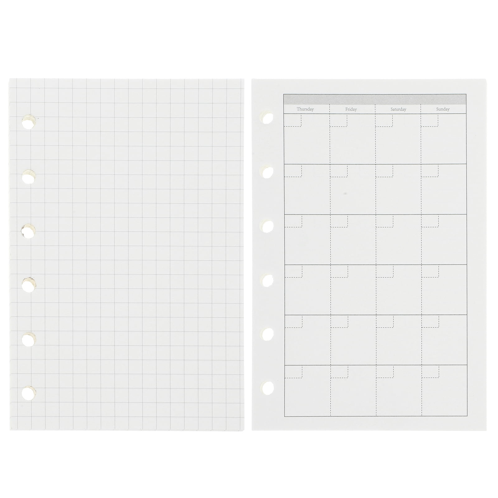 Gongxipen 4pcs Mini Binder Paper Notebooks Creative Notebooks Mini ...