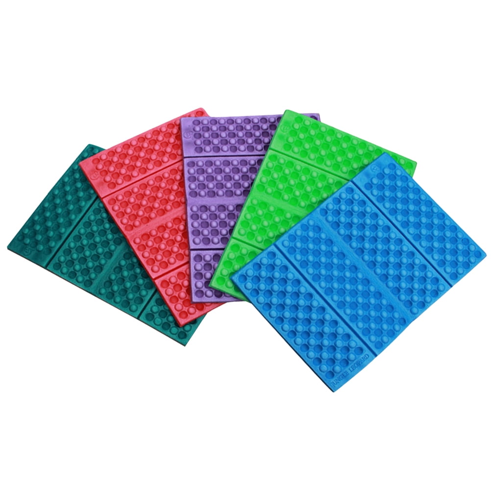 Gongxipen 5 Pcs Foldable XPE Picnic Mat Camping Honey Comb Pattern ...